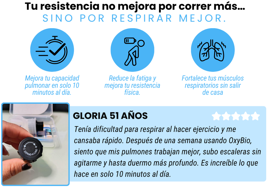 OxiFit® Entrenador Pulmonar – PA 2